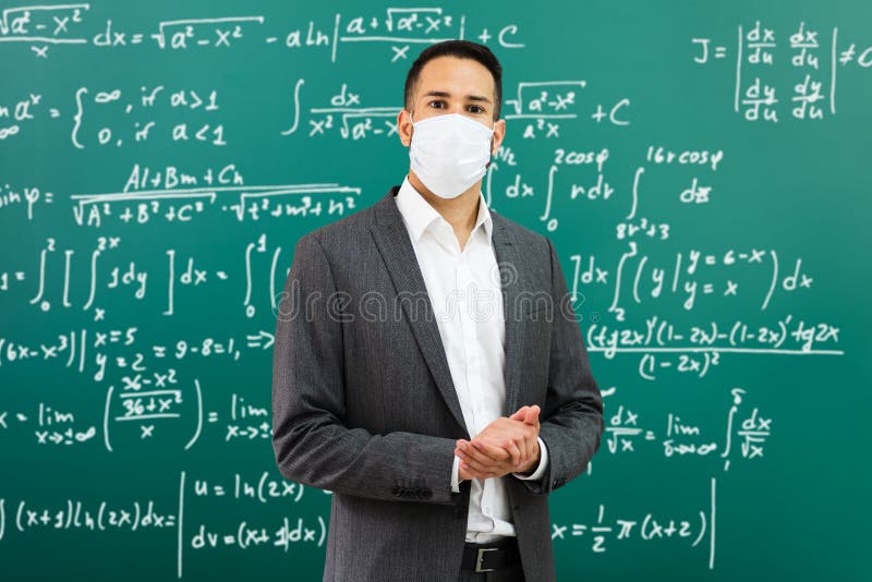University Professor Standing in Class Stock Photo - Image of front ...
