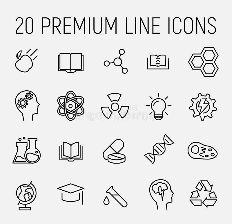 University Related Vector Icon Set. Stock Vector - Illustration of ...