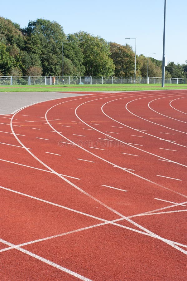University running track stock photo. Image of curve - 16583554