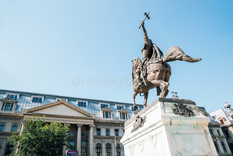 University`s Square in Bucharest, Romania Editorial Image - Image of ...
