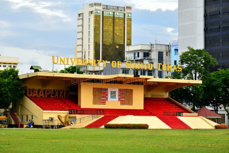 University of Santo Tomas Hospital Facade in Manila, Philippines ...