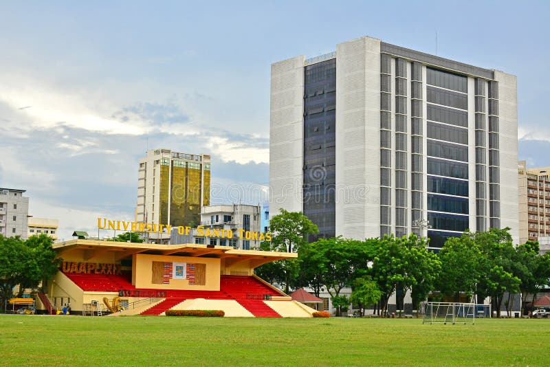 University of Santo Tomas Hospital Facade in Manila, Philippines ...