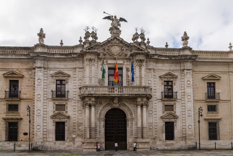 The University of Seville Main Building Editorial Photo - Image of ...