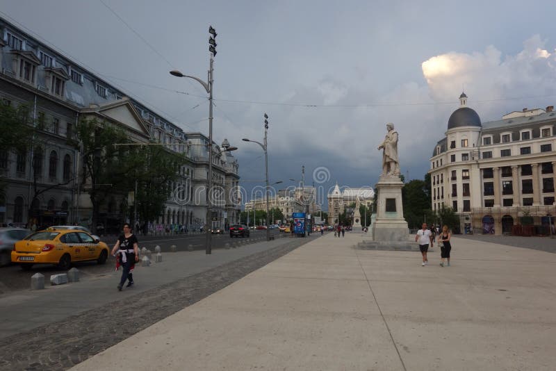 University Square in Bucharest Editorial Image - Image of bucuresti ...