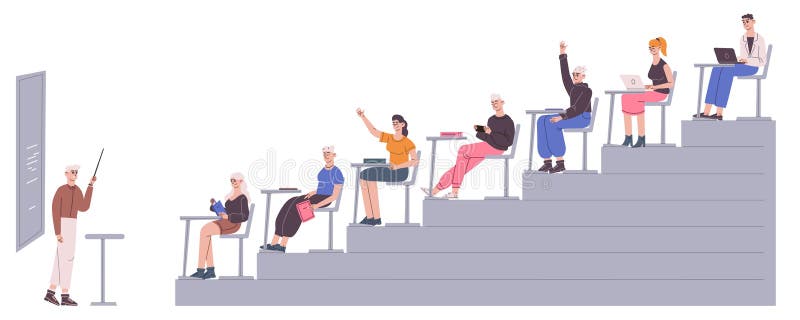 Student-led Conference Isolated Cartoon Vector Illustration Set. Stock ...