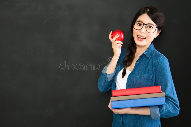 University Student Happy To Back To School with Smiley Face Stock Photo ...