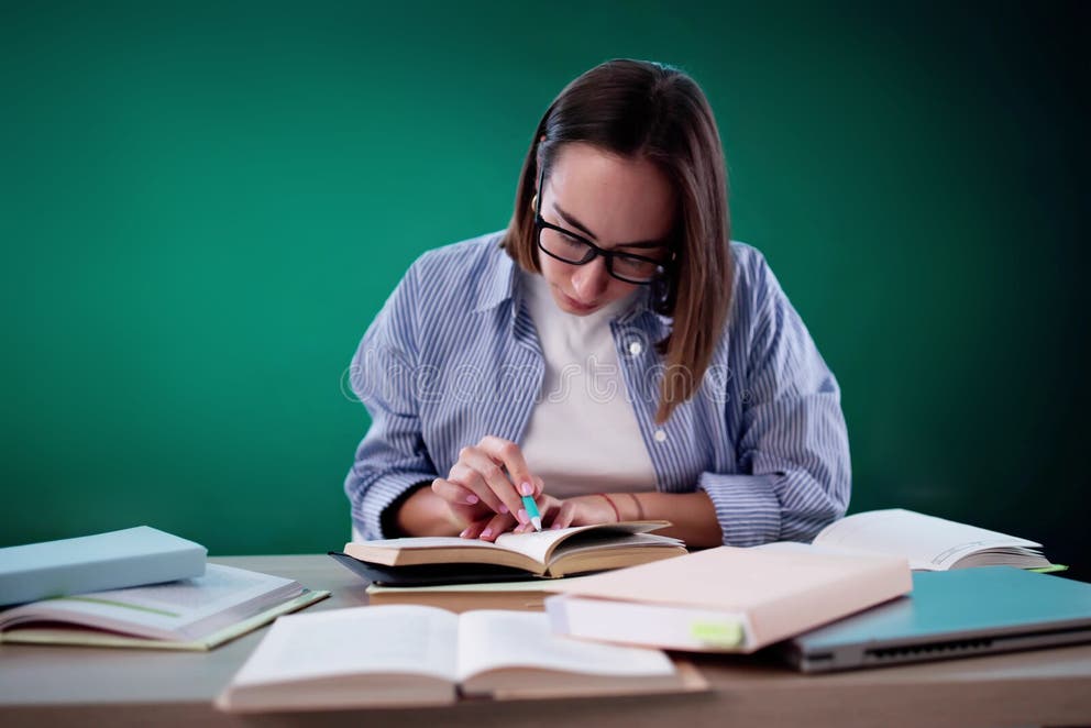 University Student Learning Math Stock Image - Image of desk, classroom ...