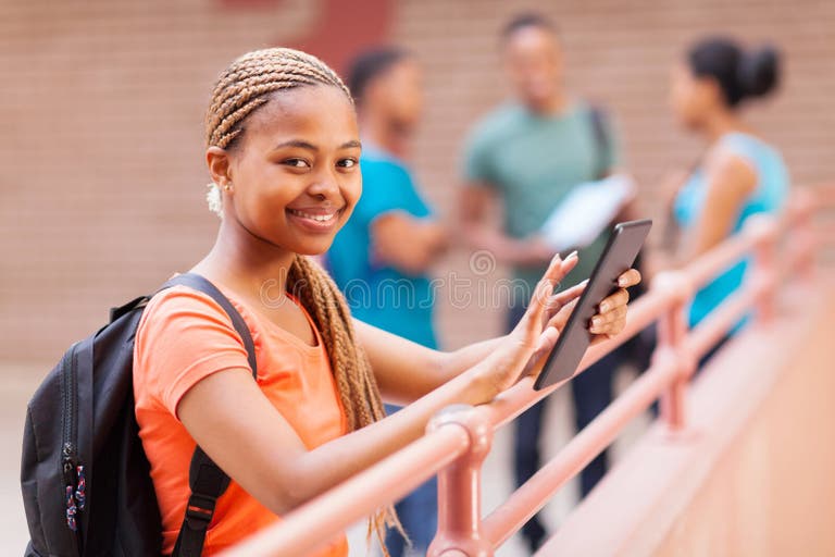 University student tablet stock photo. Image of joyful - 33012850
