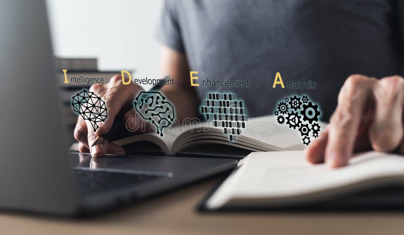 University Student Using Laptop for Studying, Working or Reading Via ...