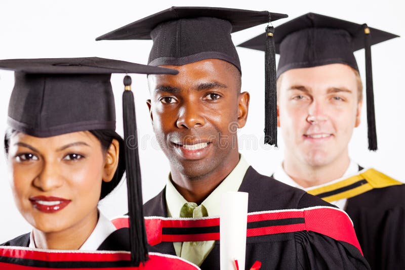 Graduates grab job stock photo. Image of diploma, american - 24021682
