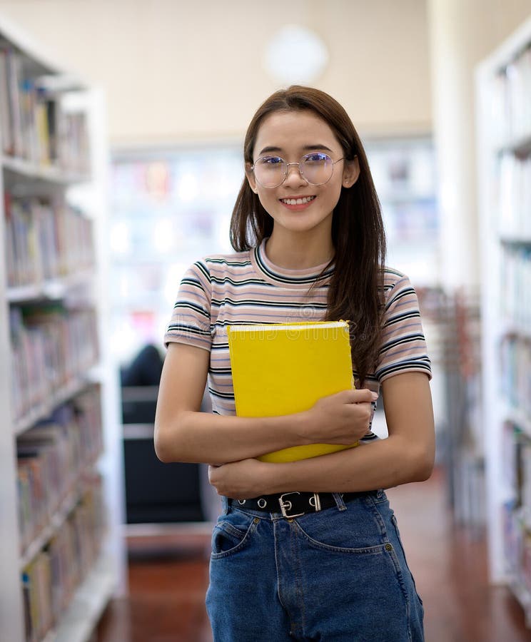 University Students in the Library Stock Photo - Image of homework ...