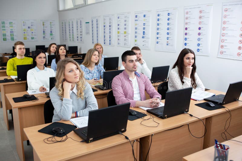University Students Listening about Traffic Rules Stock Photo - Image ...
