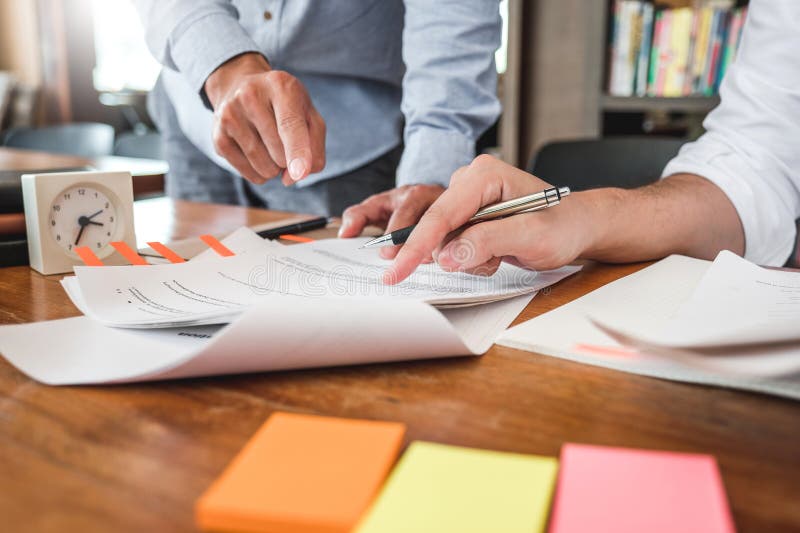 University Students Studying and Reading Together in Library Research ...