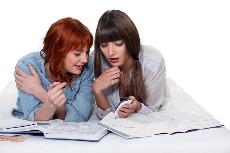 University Students Taking a Break Stock Image - Image of distraction ...