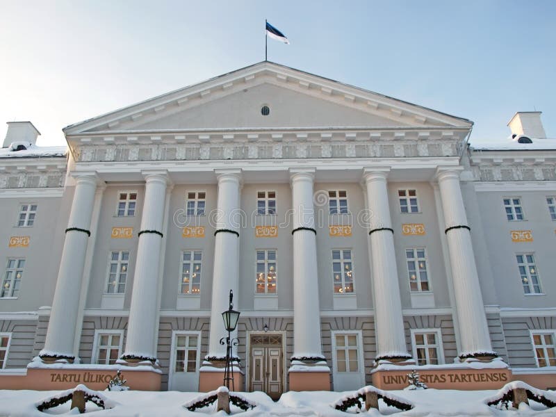 University in Tartu stock image. Image of horizontal - 17815345