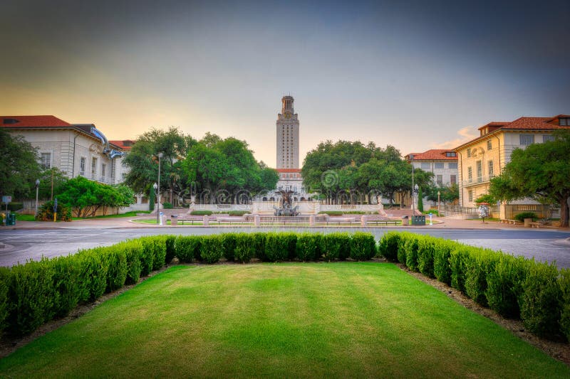 University of Texas Tower, Austin, Texas Stock Photo - Image of states ...