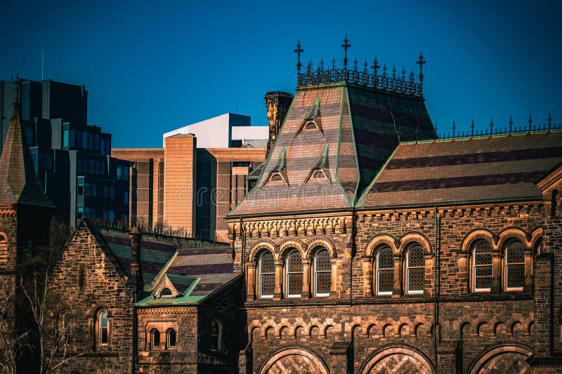 University of Toronto Blue Sky and Towers Stock Photo - Image of ...