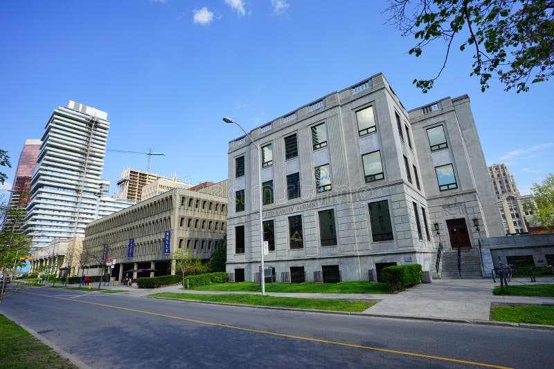 University of Toronto Building Editorial Stock Image - Image of faculty ...