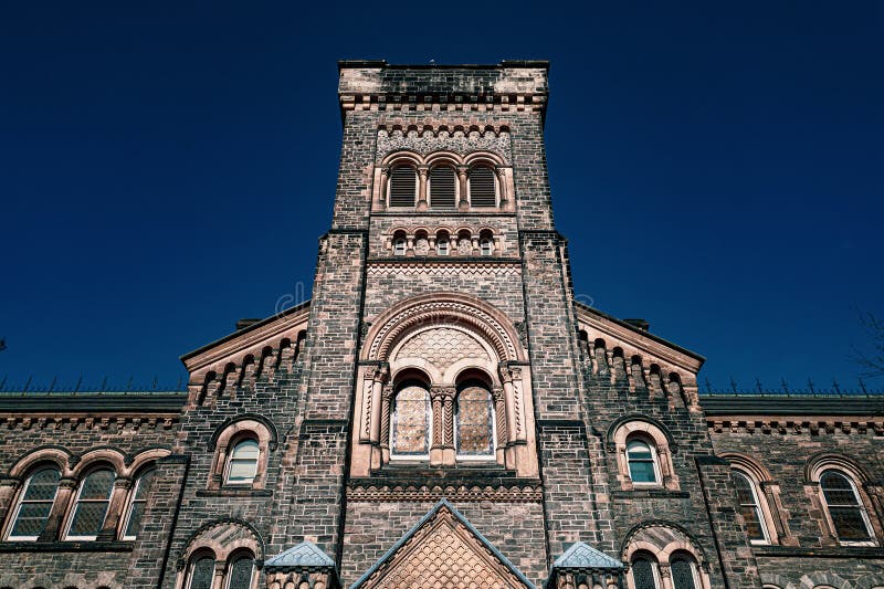 University of Toronto Towers and Sky Stock Image - Image of tourist ...