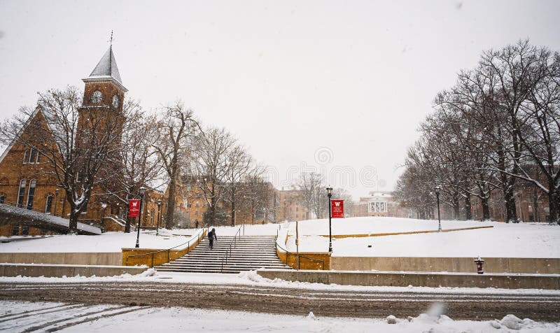 University of Wisconsin Madison in Winter. USA Editorial Photography ...