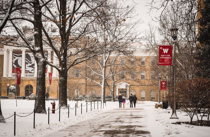 University of Wisconsin Madison in Winter. USA Editorial Photography ...