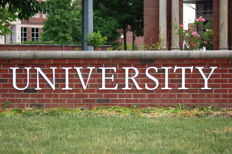 University word in campus stock photo. Image of grass - 28196490