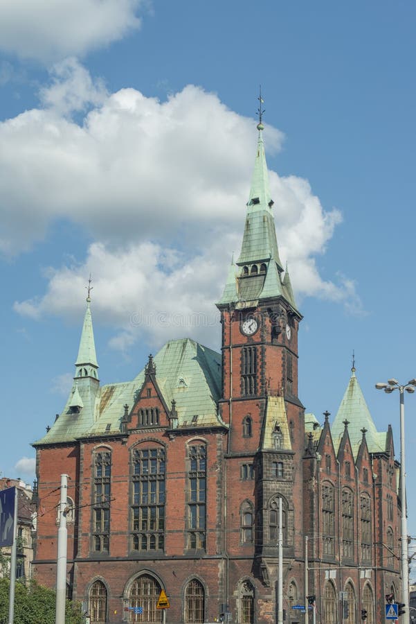 University of Wroclaw - Library Stock Photo - Image of bricks ...