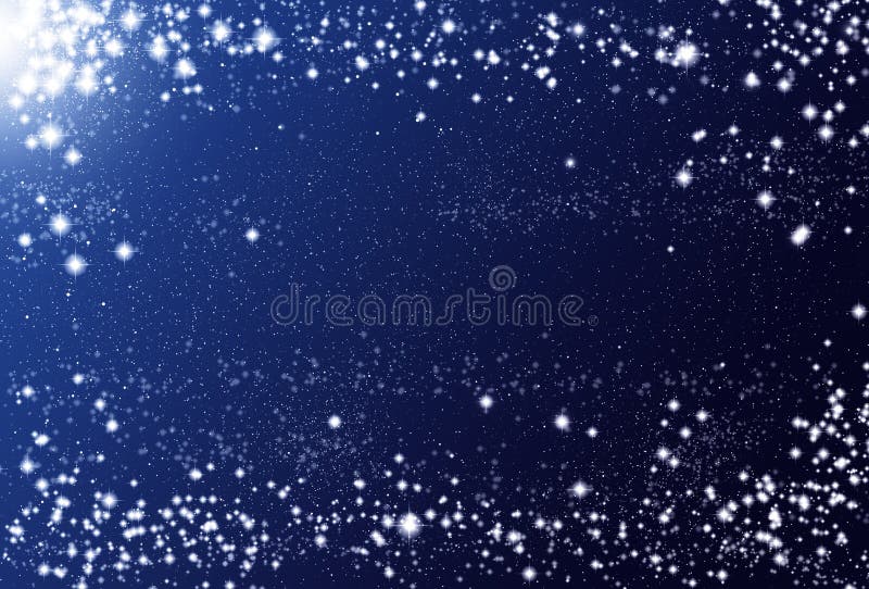 Universo azul stock de ilustración. Ilustración de noche - 8136213