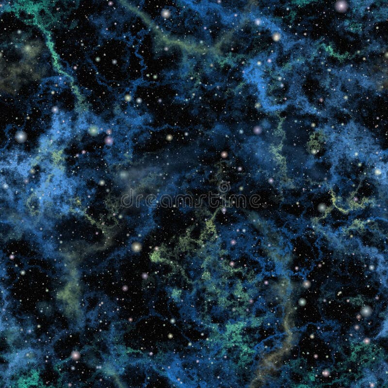 Universo Azul Abstrato Céu Estrelado Da Noite Da Nebulosa O Espaço ...