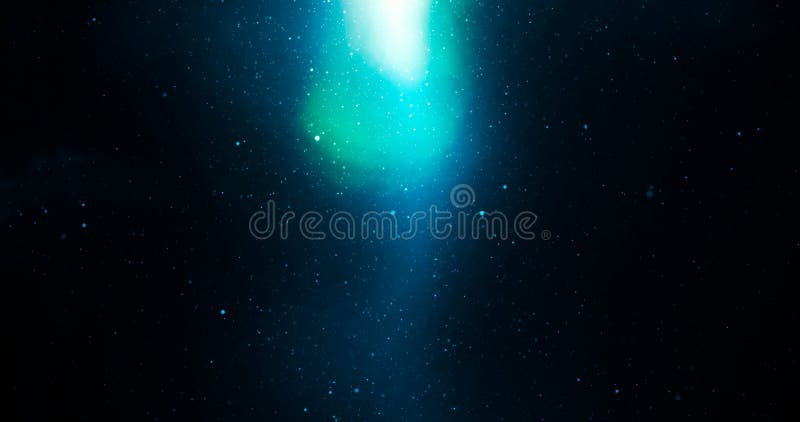 Universo Com Estrelas E Luz Center Azul Profunda Imagem de Stock ...