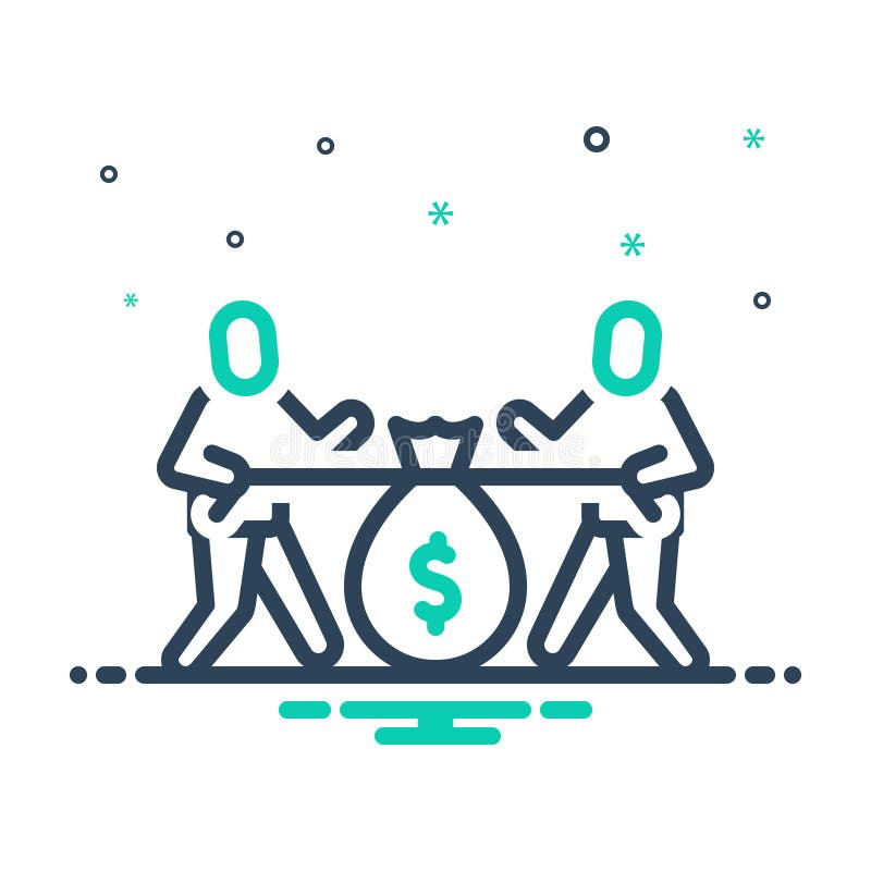 Mix Icon for Unjust, Inappropriate and War Stock Vector - Illustration ...