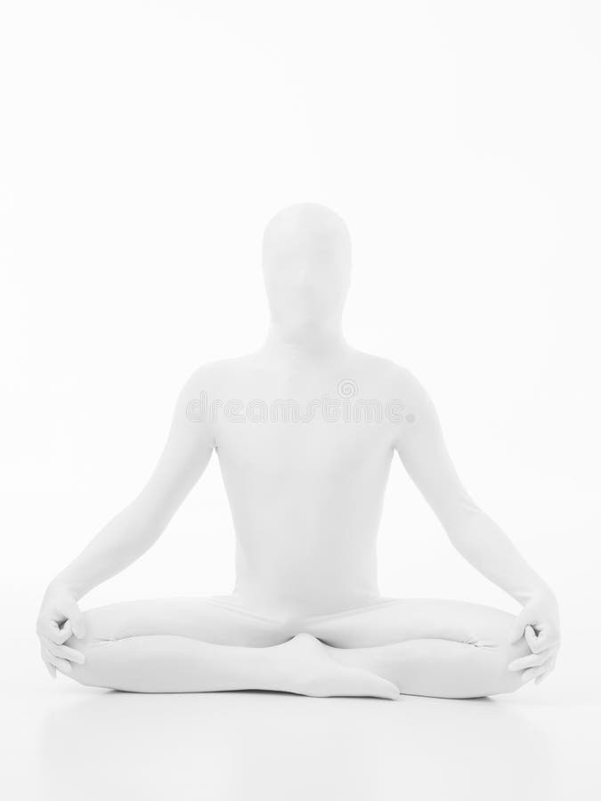 Unknow Man Yoga Lotus Posture Stock Photo - Image of manipura, reiki ...