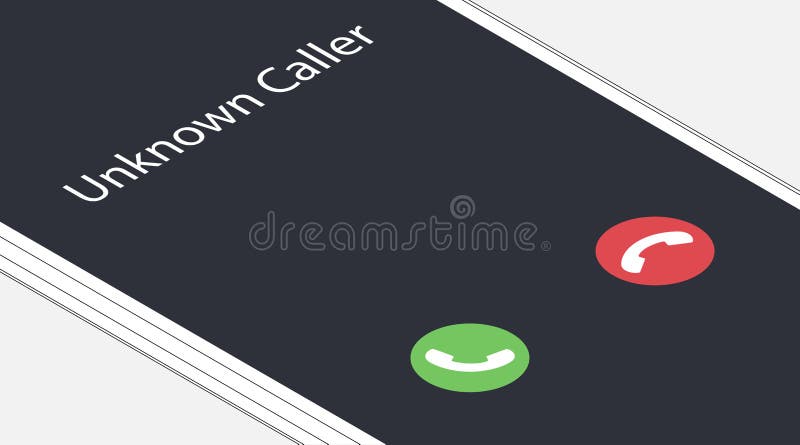 Unknown Caller. a Man Holds a Phone in His Hand and Thinks To End the ...