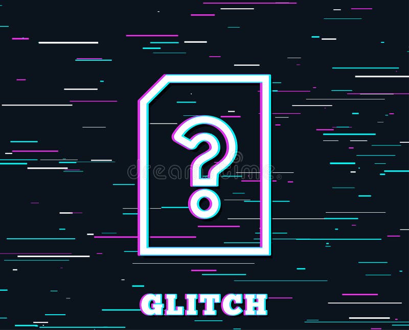 Unknown Document Line Icon. File with Question. Stock Vector ... Unknown Document Line Icon. File with Question. Stock Vector ...