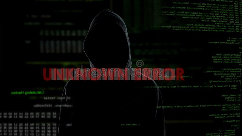 Unknown Error Warning Message About Unsuccessful Hacking Attempt On