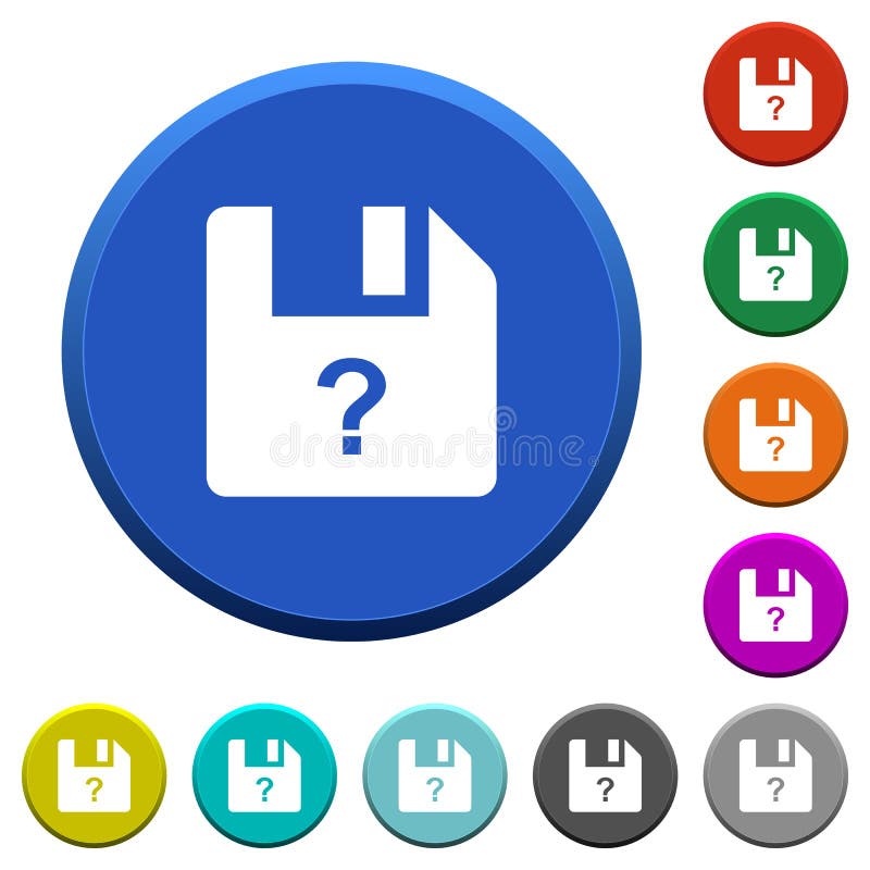 Unknown File Folder with Question Marks Stock Illustration ...