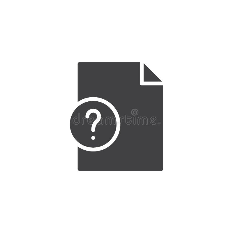 Unknown File Format Outline Icon Stock Vector - Illustration of mark ... Unknown File Format Outline Icon Stock Vector - Illustration of mark ...