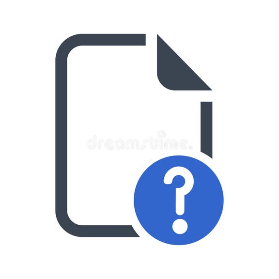 Unknown file icon stock vector. Illustration of file - 174901184