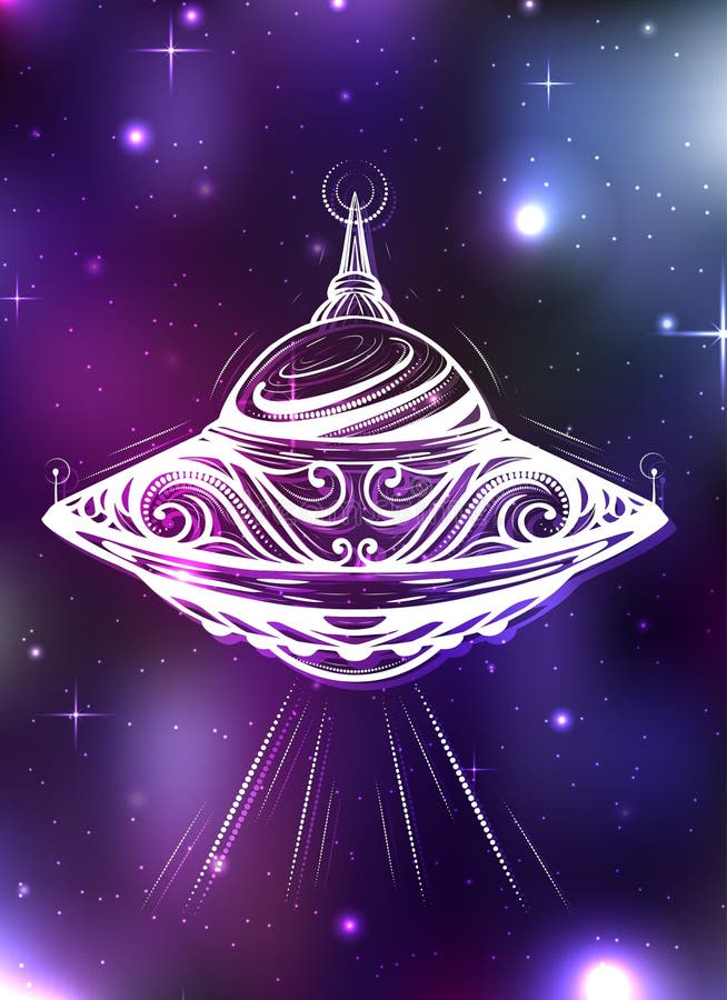 Ufo Tattoo Stock Illustrations – 620 Ufo Tattoo Stock Illustrations ...