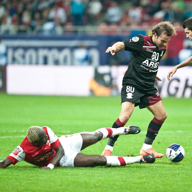 Unknown football players editorial stock image. Image of emotion - 25789654