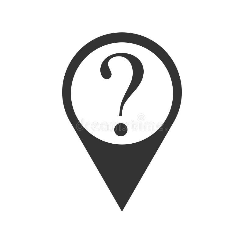 Unknown, Forget Location Icon Stock Vector - Illustration of enigma ...