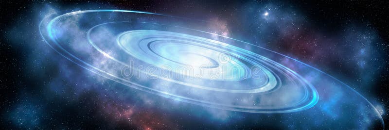 Unknown Galaxy in Space. Space Nebula. Cosmic Cluster of Stars. Outer ...