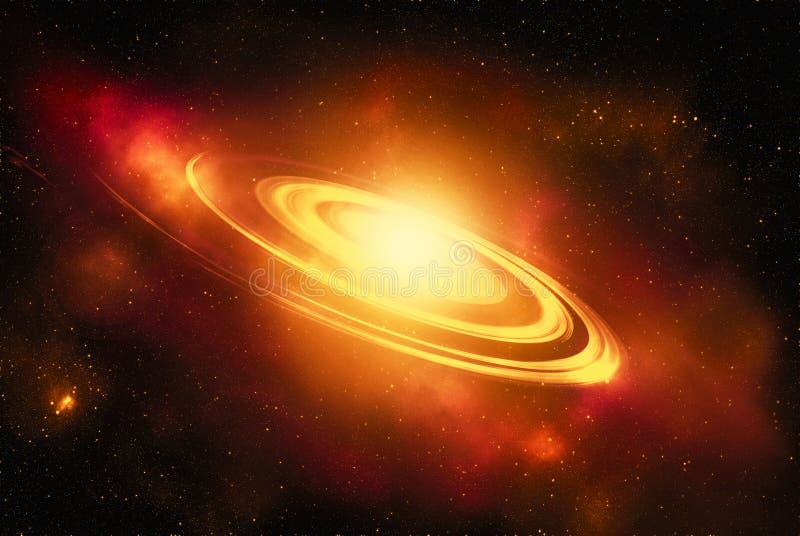 Unknown Galaxy in Space. Space Nebula. Cosmic Cluster of Stars. Outer ...