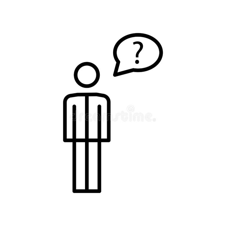 Unknown Icon Vector Isolated on White Background, Unknown Sign , Thin ...