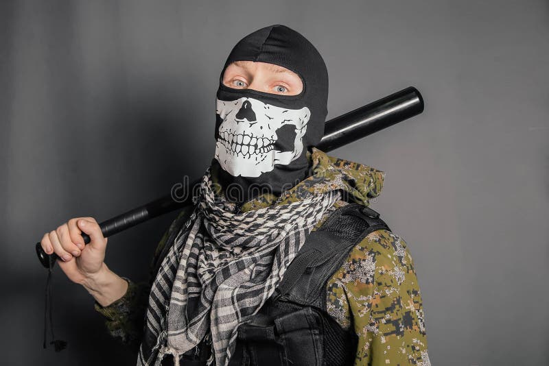 Skeleton Balaclava Male Stock Photos - Free & Royalty-Free Stock Photos ...