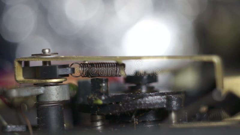 Old Pendulum Mechanism in the Town Hall Clock Stock Video - Video of ...