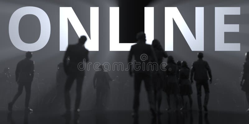 Unknown People Wearing Black Masks and Dark Clothes Raise Their Heads ...