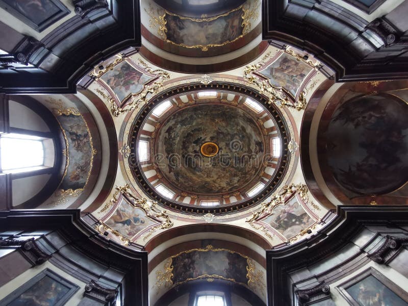 Unknown Prague Church Interior Editorial Image - Image of town, baroque ...