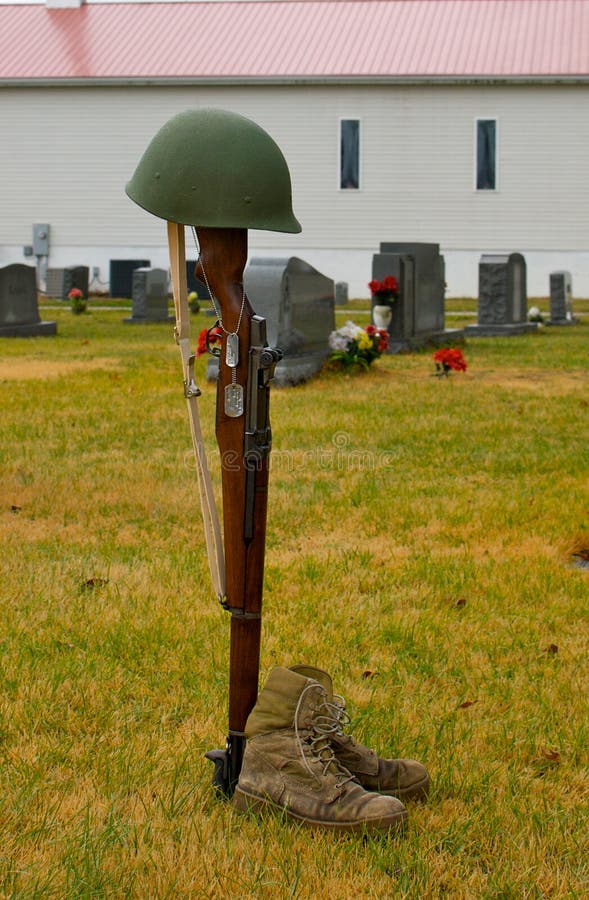 363 Rifle Helmet Memorial Stock Photos - Free & Royalty-Free Stock ...