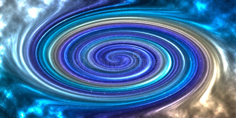Unknown Space Spiral in Abstraction Stock Illustration - Illustration ...